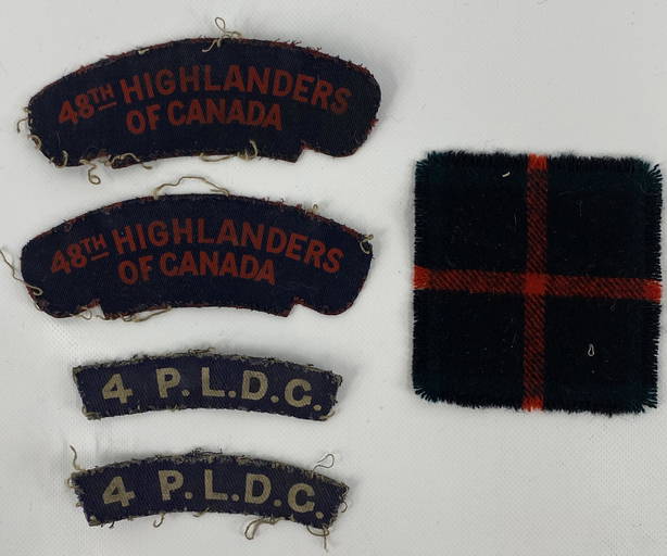1939 45 Ww2 Canada 48th Highlanders Shoulder Patch