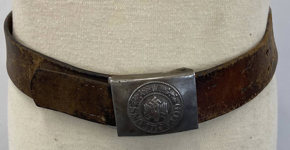 1939 45 Ww2 German Army Belt & Buckle