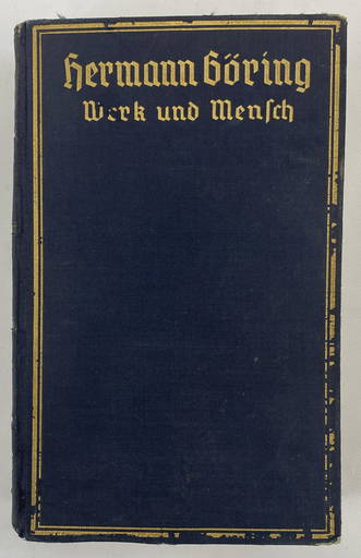 1938 Ww2 German Hermann Goring Book