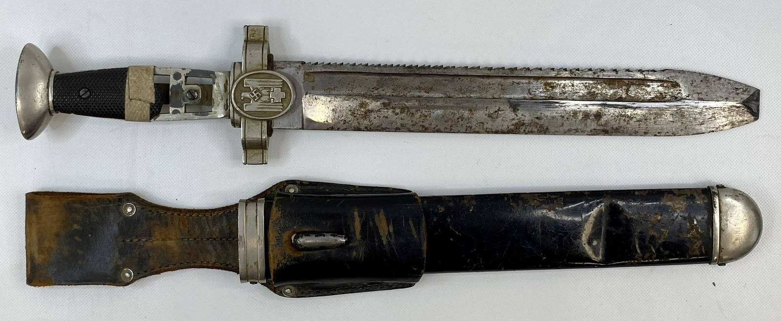 1939-45 WW2 GERMAN RED CROSS HEWER SAW BLADE DAGGER (#0003E) on Apr 06 ...