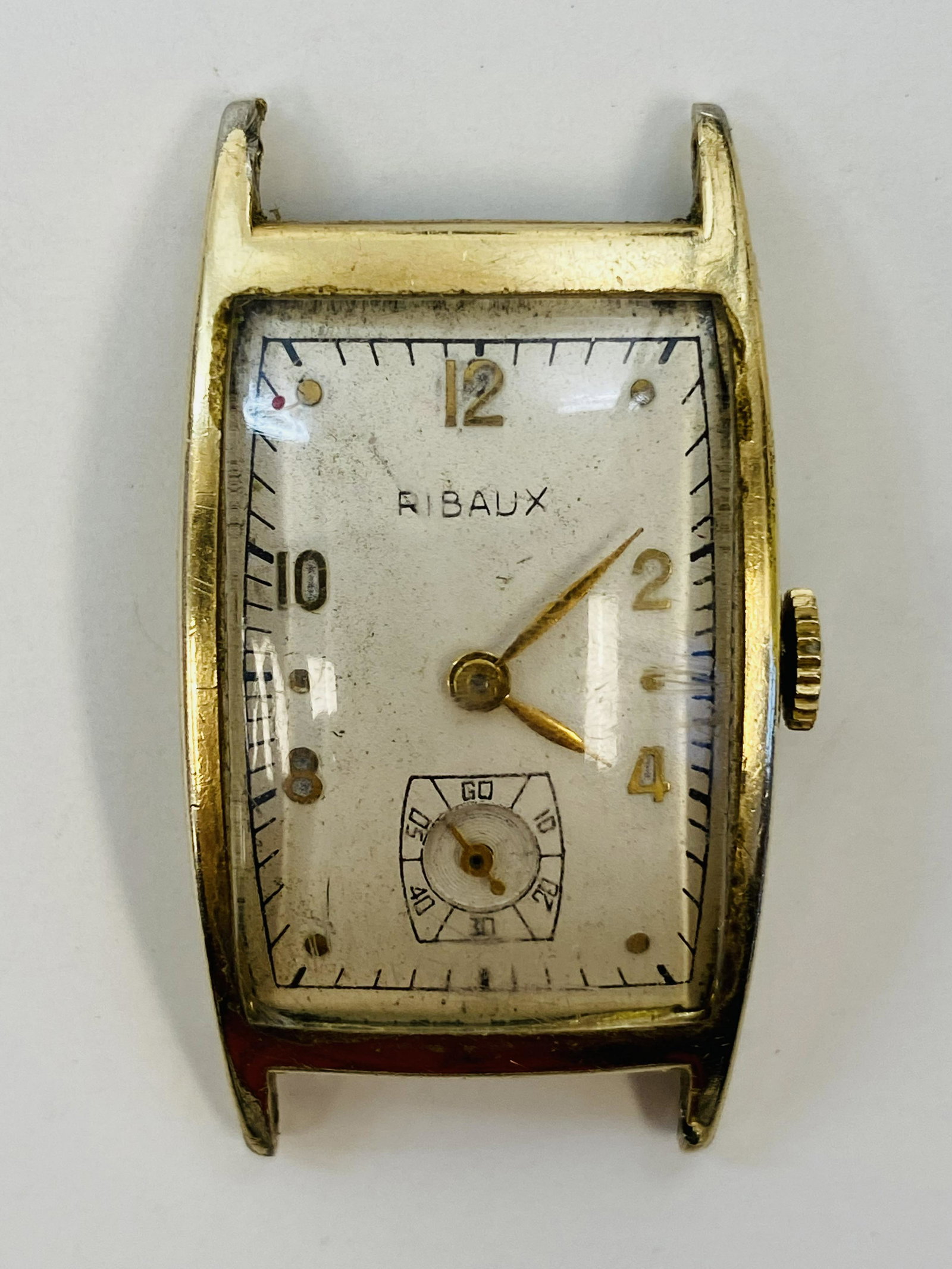 Vintage Ribaux Gold Filled Wind Up Men's Watch