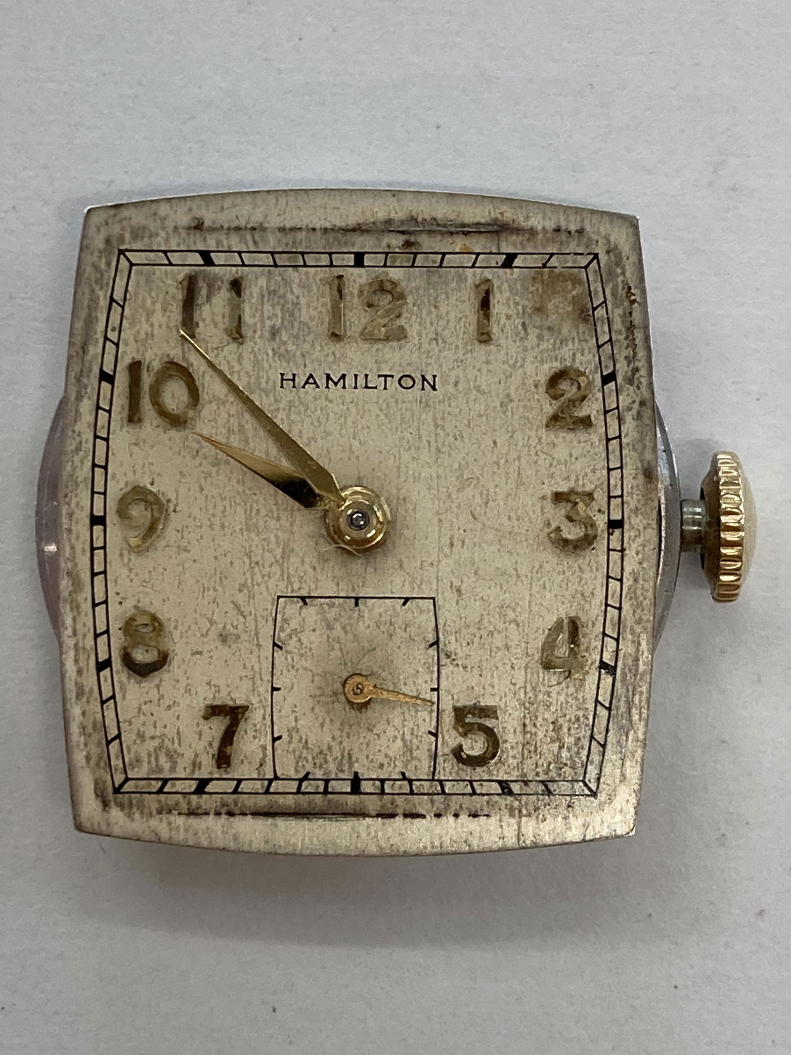 Vintage Hamilton Cal. 747 Wind Up Mens Watch Movement