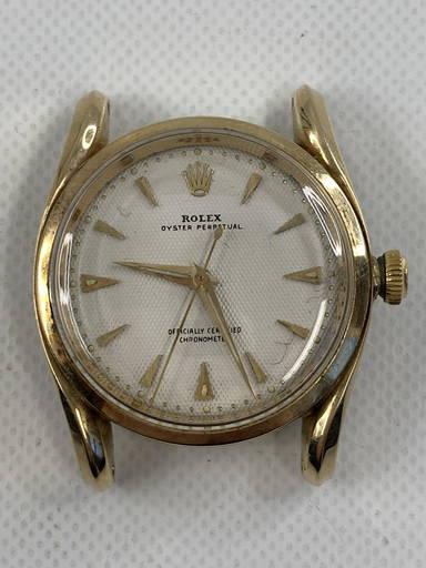 Rolex Oyster 14k Gold Automatic Men's Watch