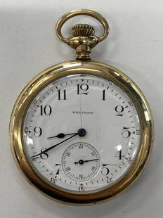 Vintage Waltham 15 Jewel Pocket Watch
