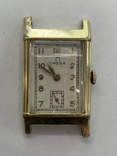 Vintage Omega Geneve Gold Filled Wind Up Mens Watch