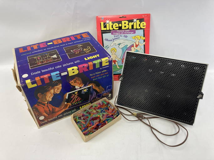 1967 Hasbro Lite Brite & Box