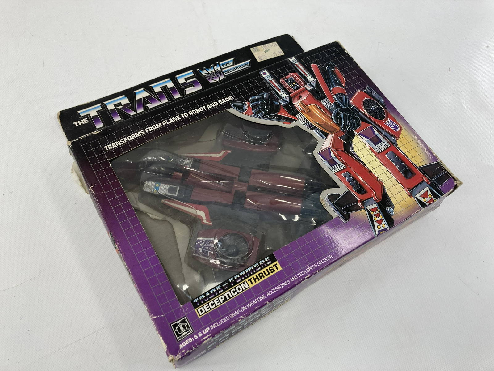 1985 Hasbro Transformers Thrust & Box Auction