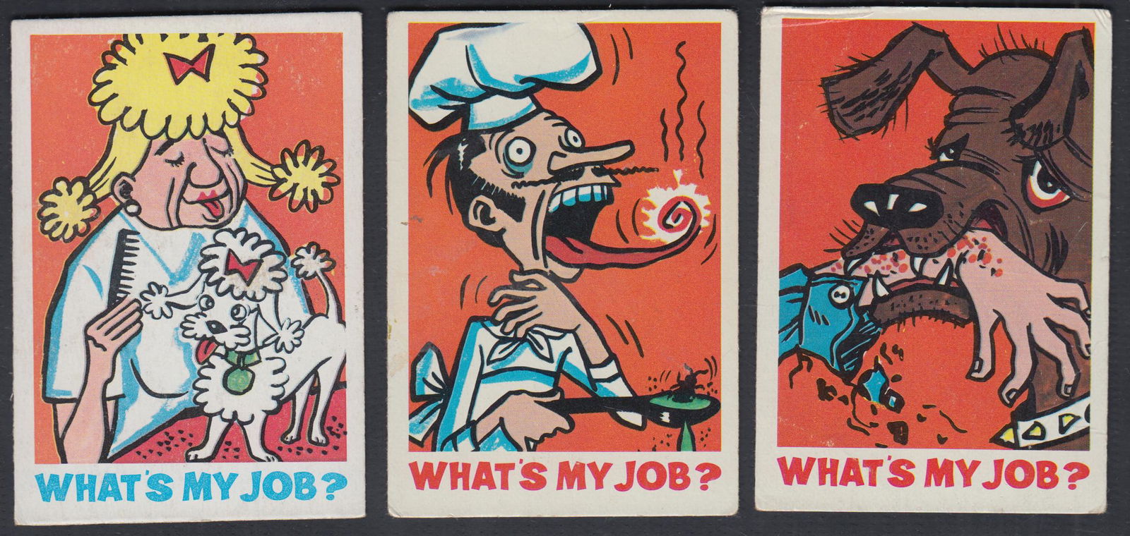 1965 Leaf What's My Job Card Lot Of 50 Auction