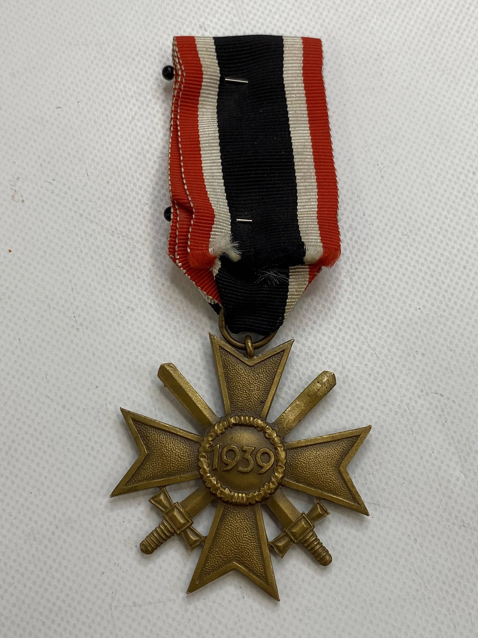 1939-45 Ww2 German Merit Cross 2nd Class Medal With Sword Auction