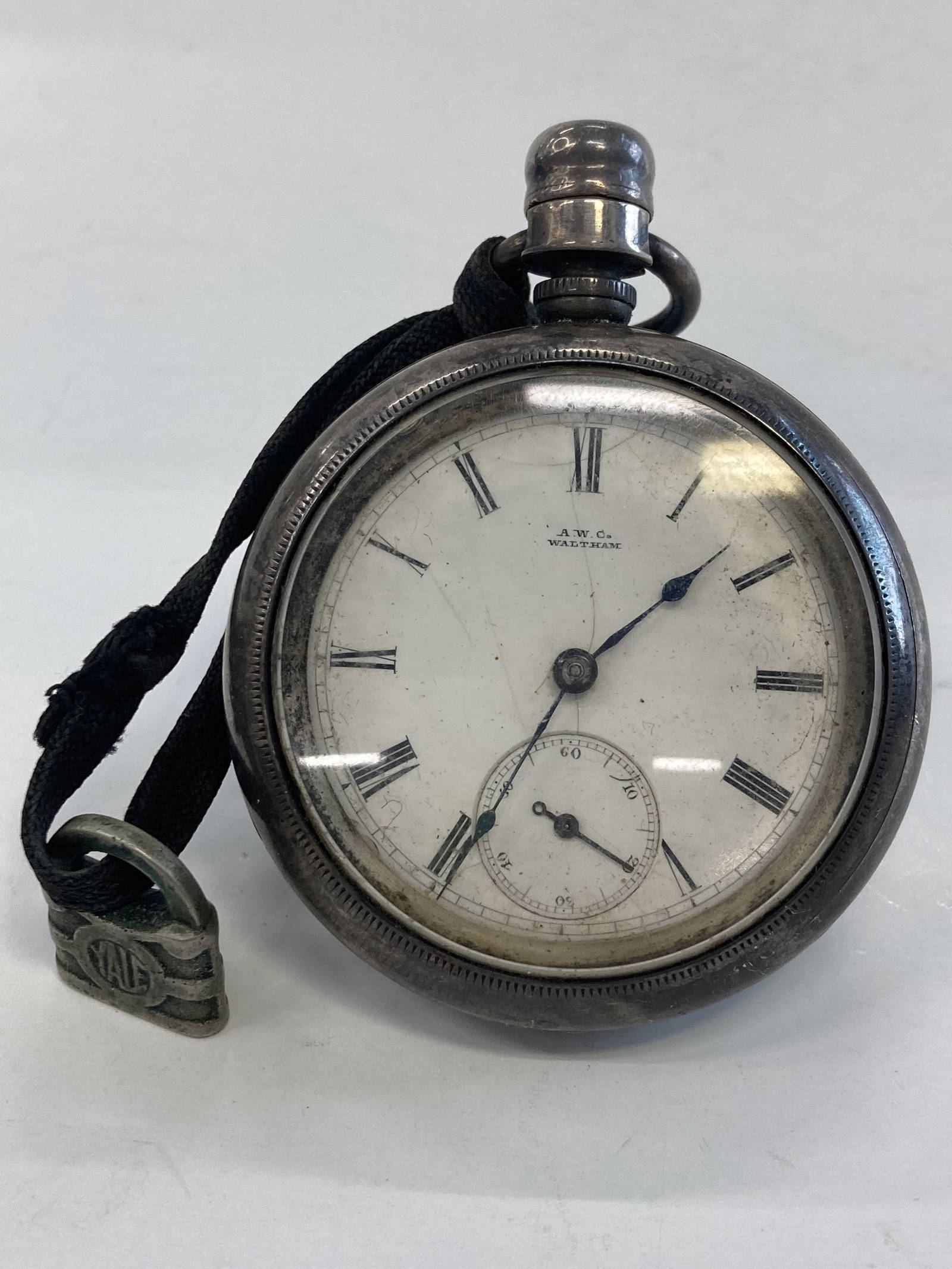 Antique Waltham Sterling Silver Pocket Watch Auction