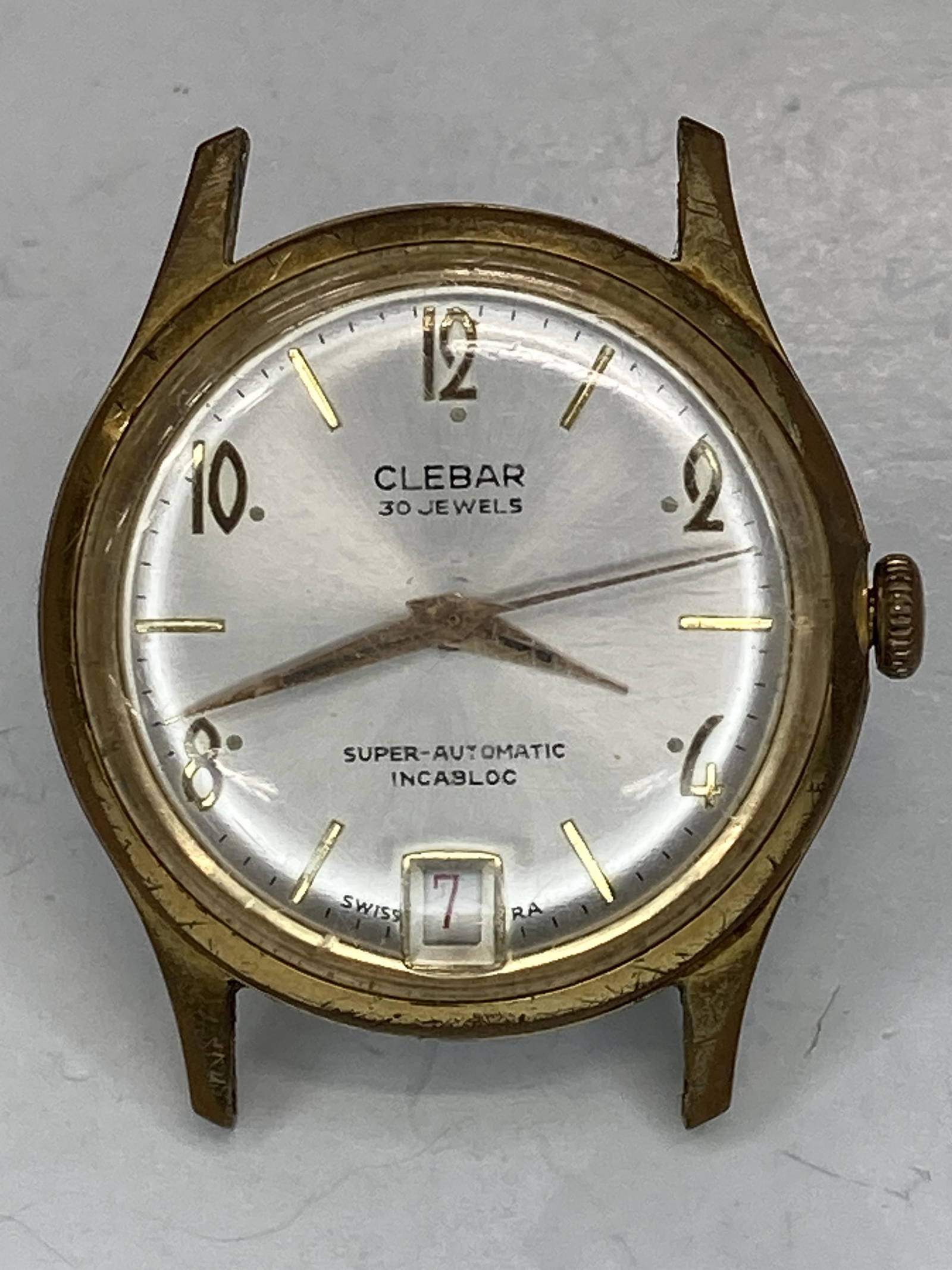 Vintage Clebar Gold Filled Automatic Men's Watch Auction