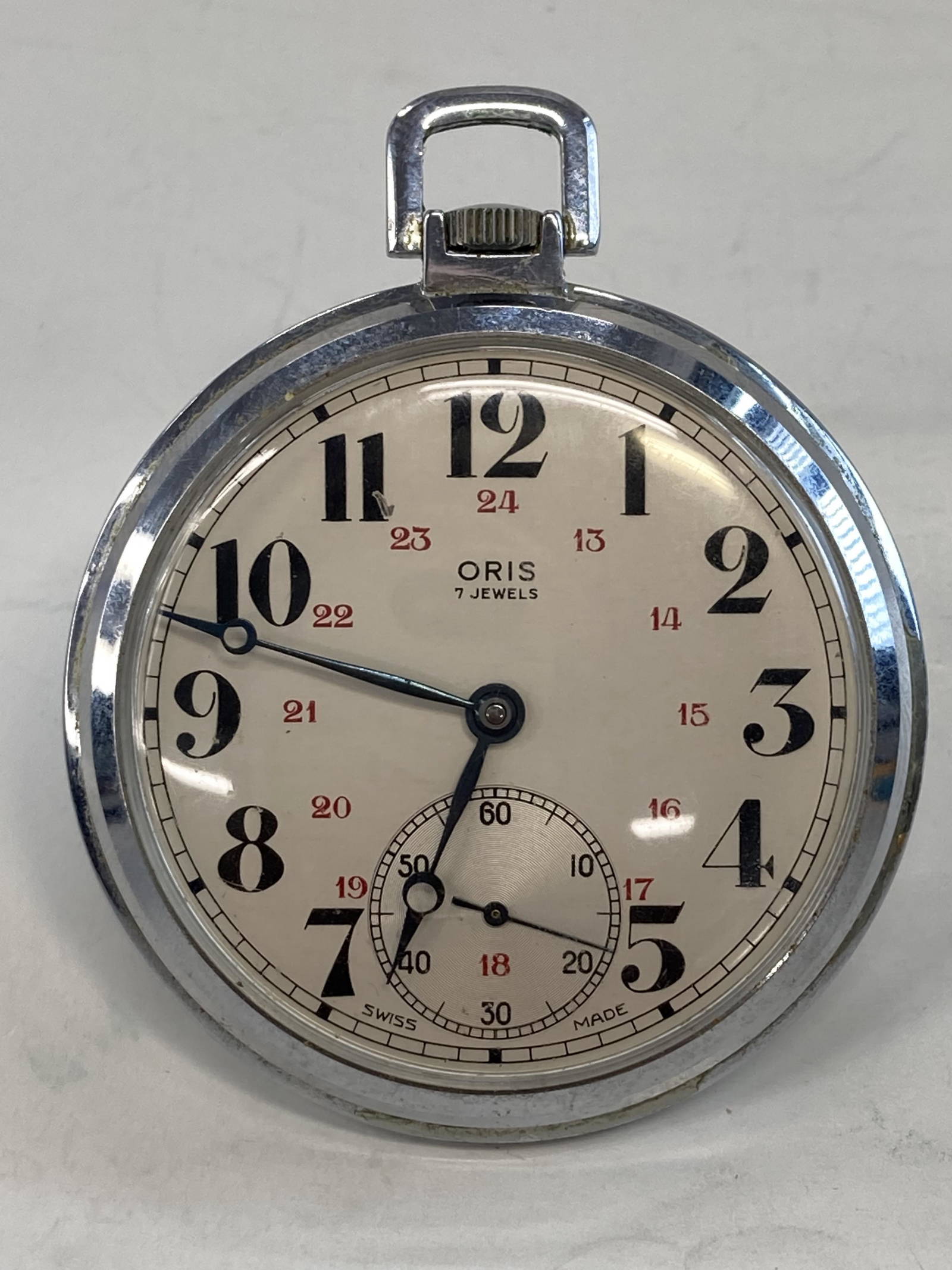 Vintage Oris Cal 421 Wind-up Pocket Watch Auction