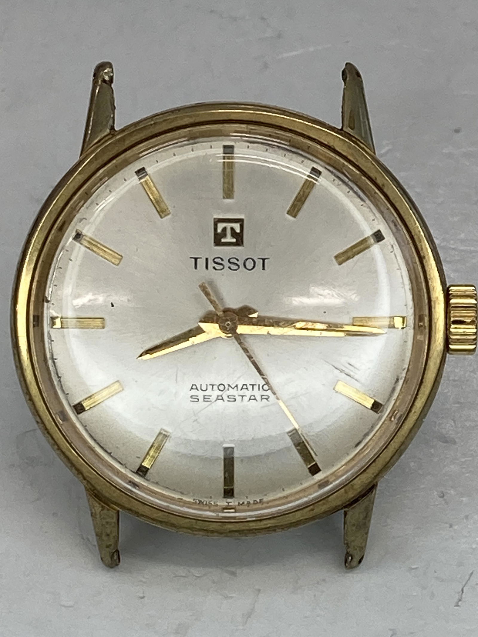 Vintage Tissot Seastar Gold Filled Automatic Men's Watch Auction