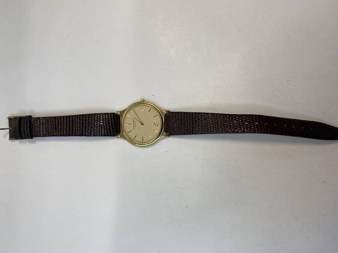 Jean Perret Gold Filled Battery Mens Watch