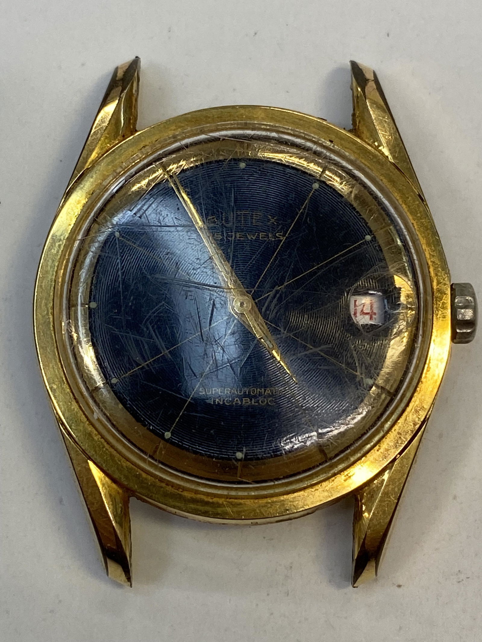 Vintage Butex Gold Filled 25 Jewels Automatic Mens Watch