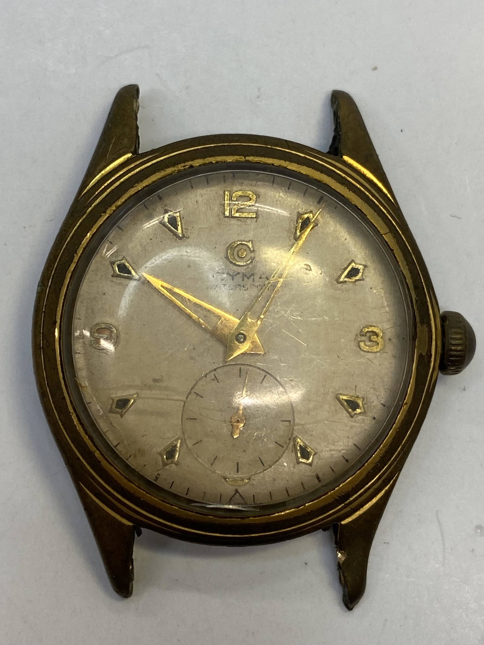 Vintage Cyma Gold Filled Wind-up Mens Watch Auction