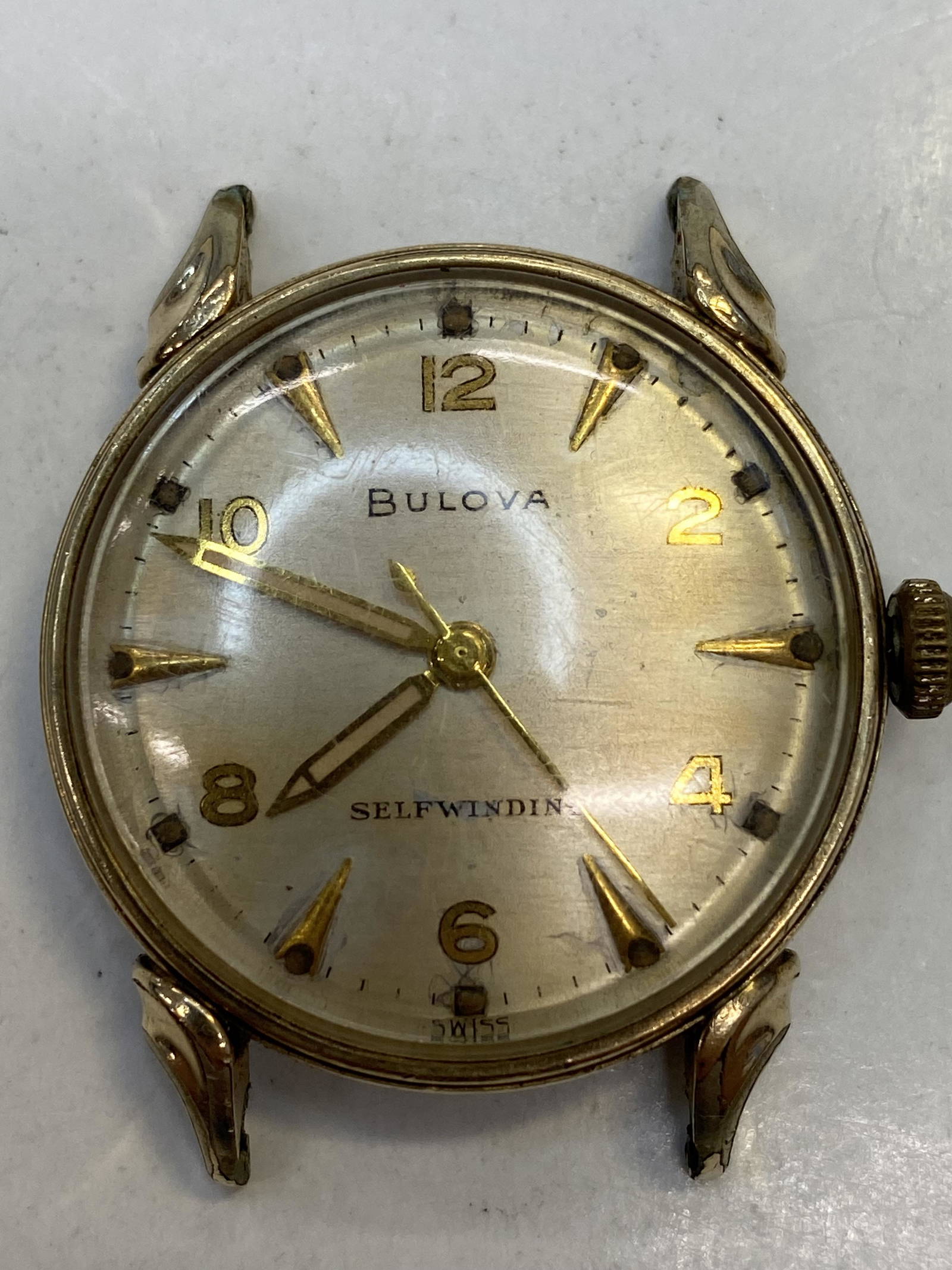 Vintage Bulova Gold Filled Automatic Mens Watch Auction