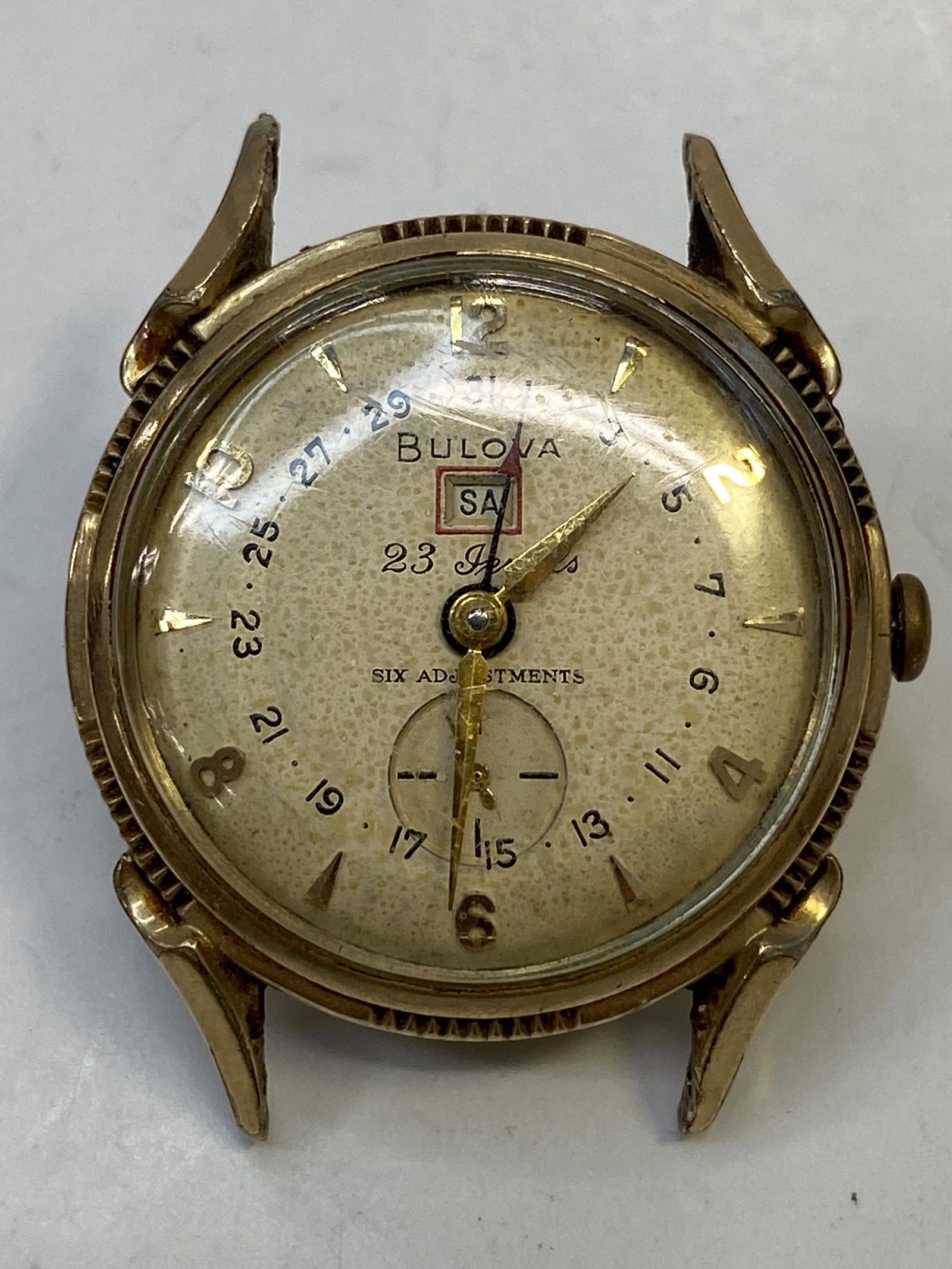 Vintage Bulova Gold Filled Automatic Mens Watch Auction