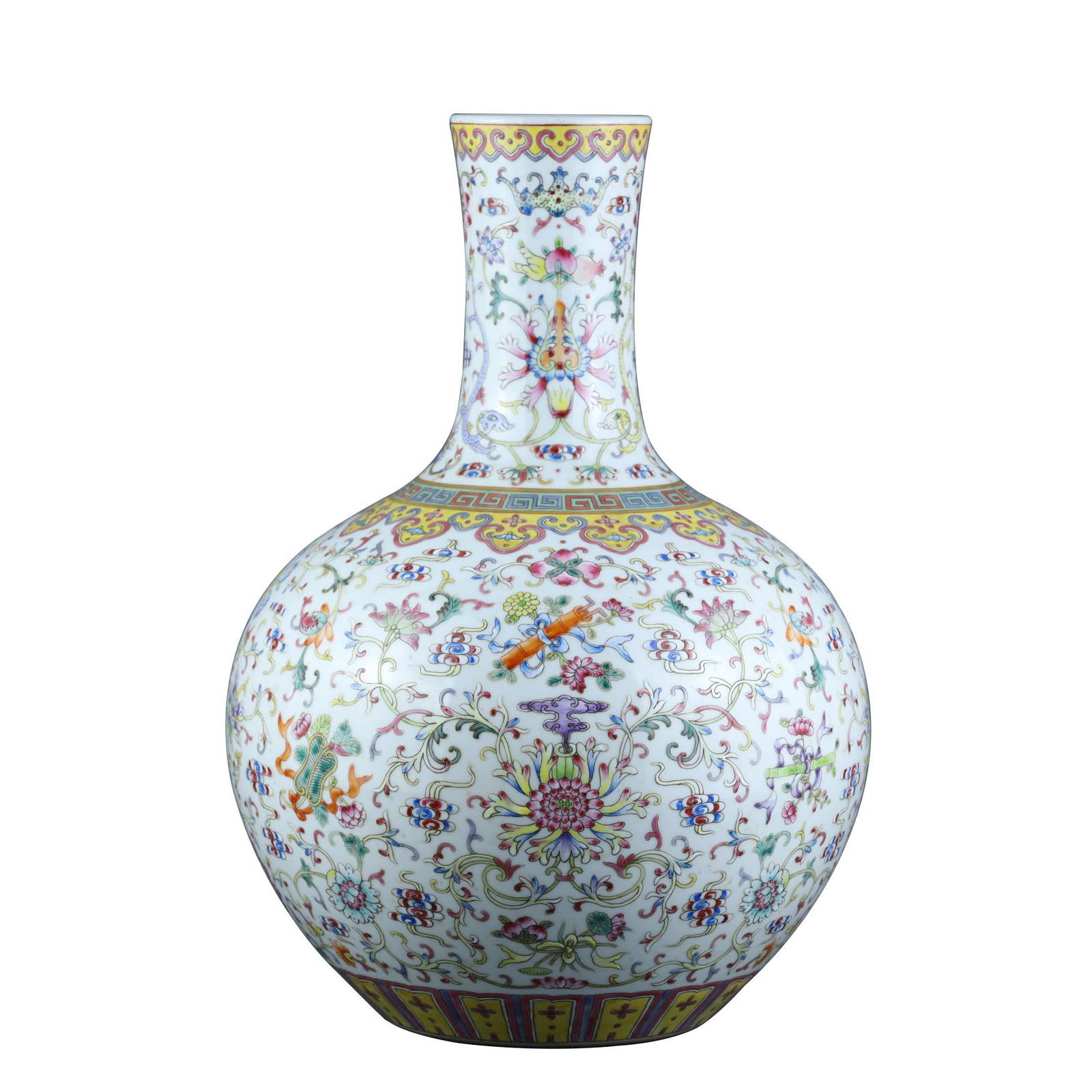 Qing Dynasty, Yongzheng - Pastel Dark Eight Immortals Wrapped Branches ...