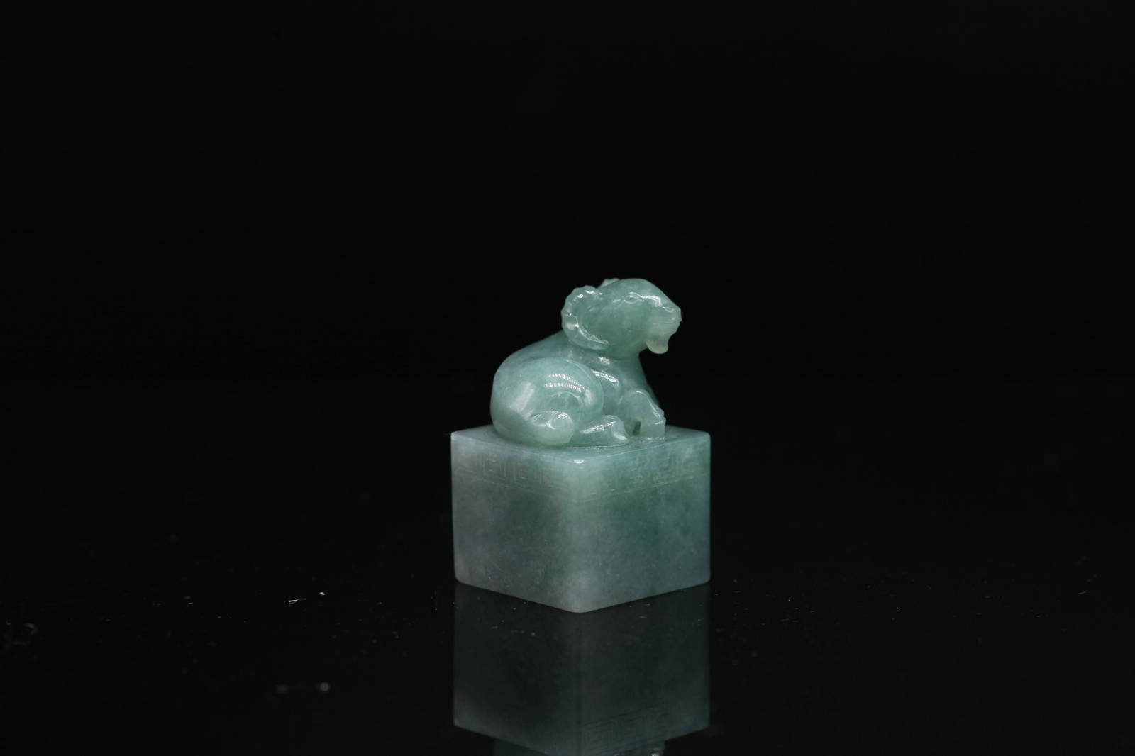 A Jadeite 'goat' Seal, Late Qing Dynasty To Republic Period (lyon ...