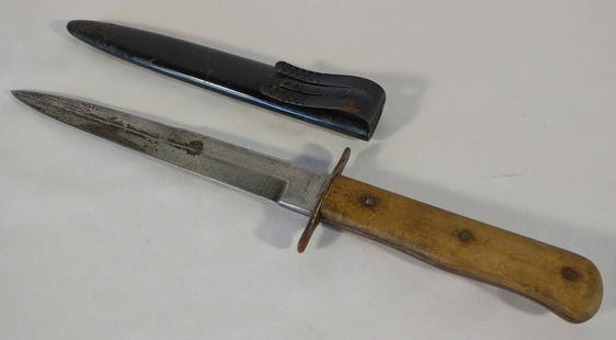 Wwii German Boot Knife By Puma With Scabbard
