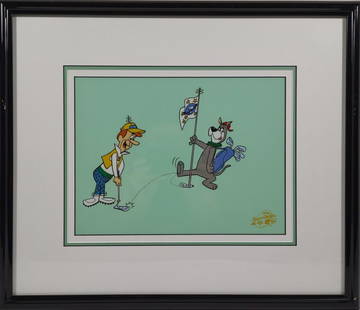 Hanna Barbera Flintstones Serigraph Cel