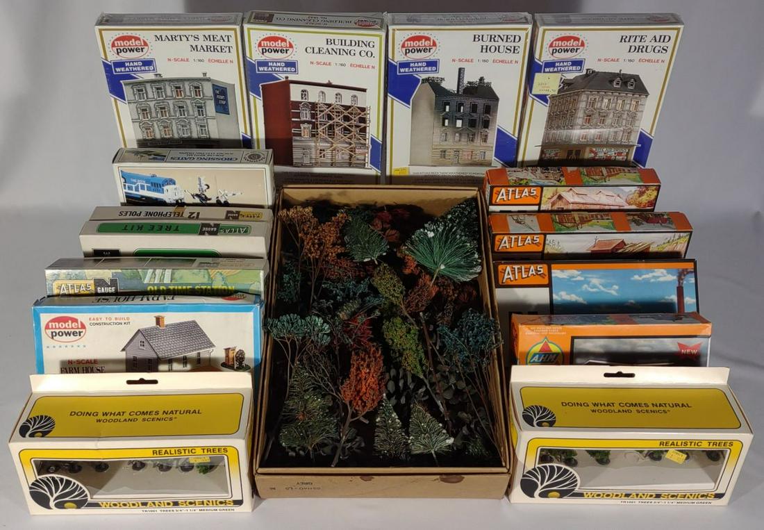 N Gauge Train Building Kits, Accessories & Trees