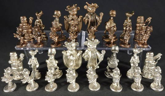 Walt Disney Metal Chess Set (full) B