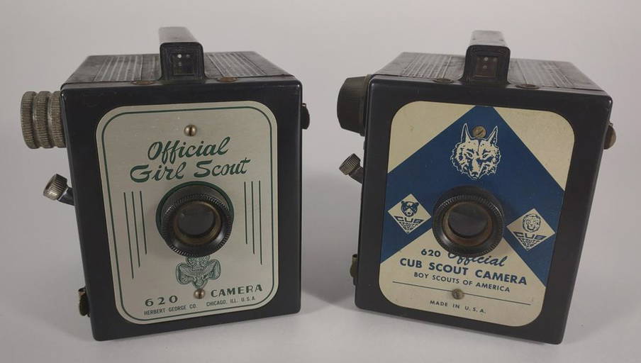 (2) 1950s Cub & Girl Scout 620 Cameras