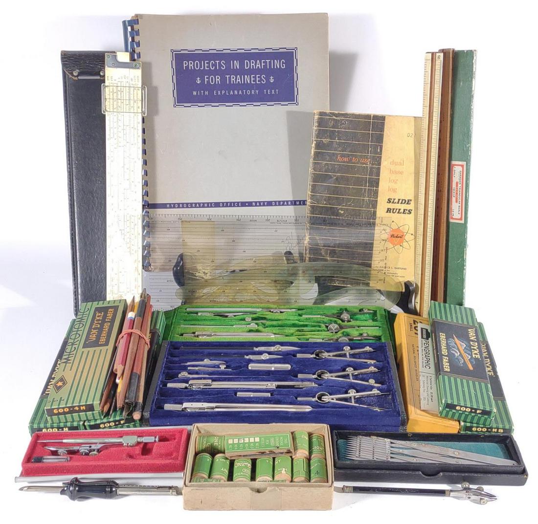 Vintage Drafting Tools & Instrument Sets - Apr 01, 2023 | Bayside ...