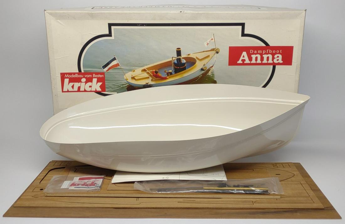 Krick Anna Open Steam Launch Model Boat Kit 20211