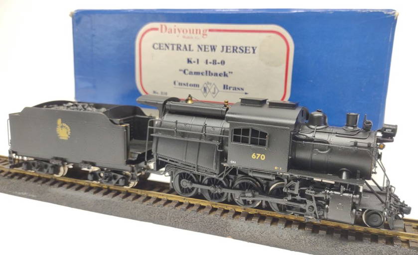 Nj Custom Brass Ho Cnj 4 8 0 K1 Camelback Train