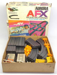 Aurora Afx Monza Twin Slot Car Set