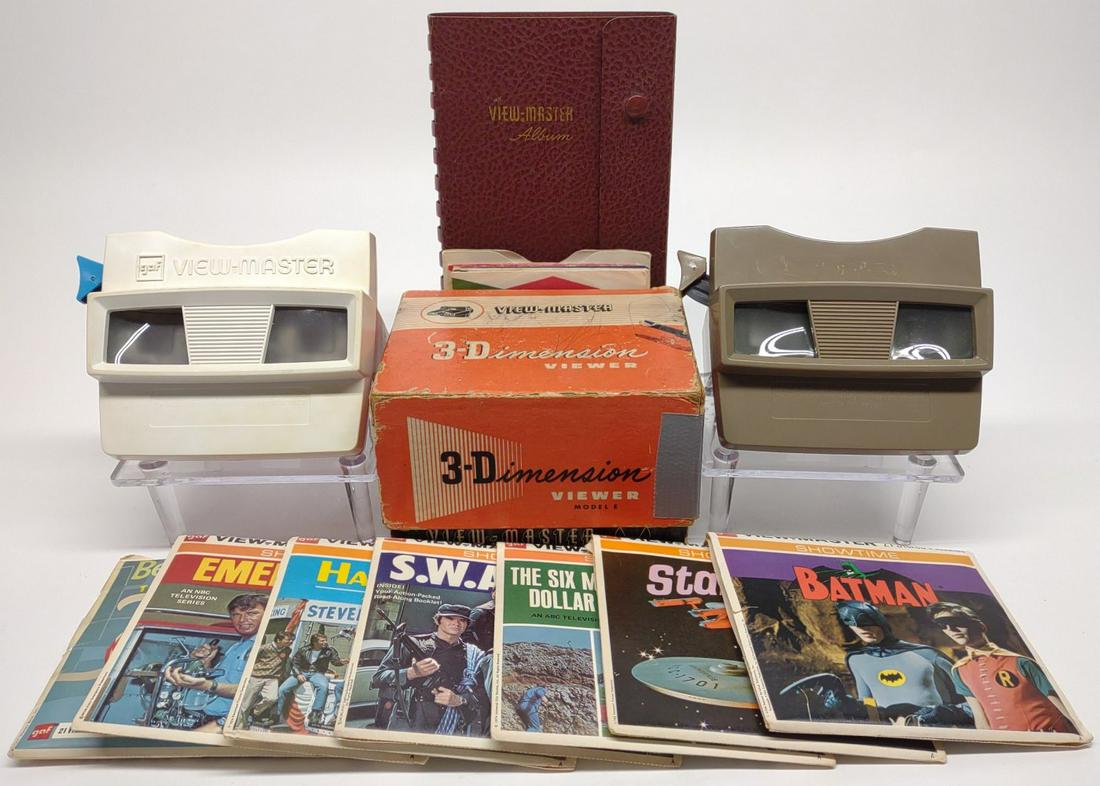 2 View Master Viewers & Reels