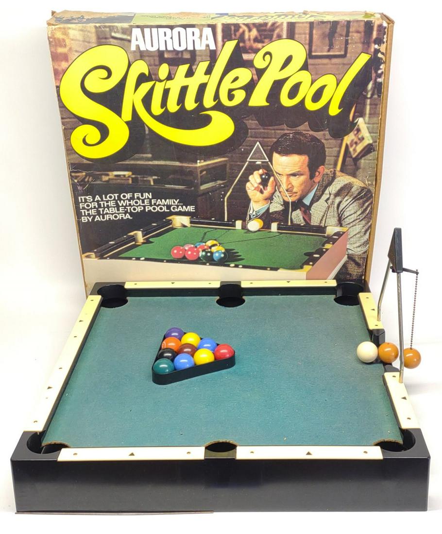 1970s Aurora Skittle Pool Game W/ Box (complete)