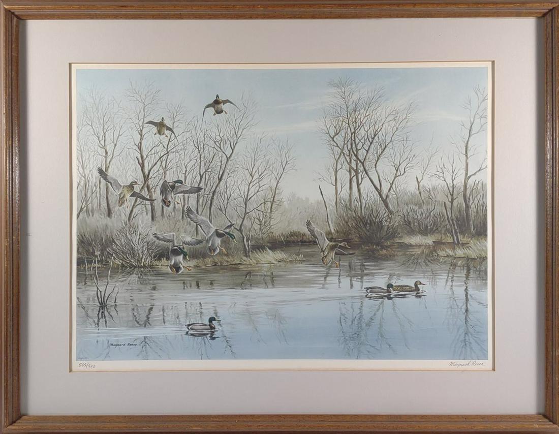 Maynard Reece Signed Numbered Duck Print