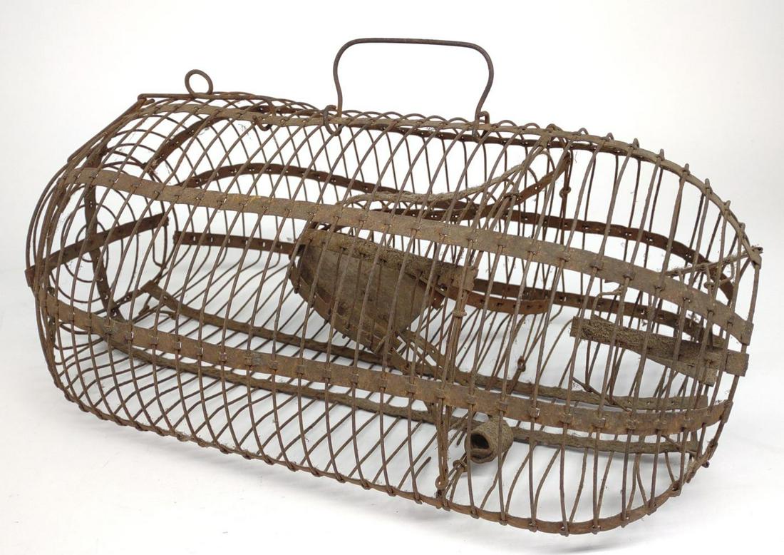 Antique Primitive Wire Rat Trap Auction