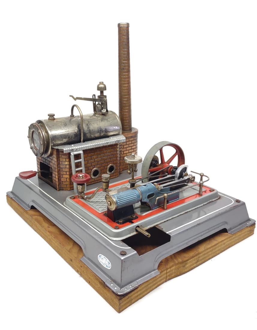 Wilesco D16 Horizontal Steam Engine Toy Model Auction