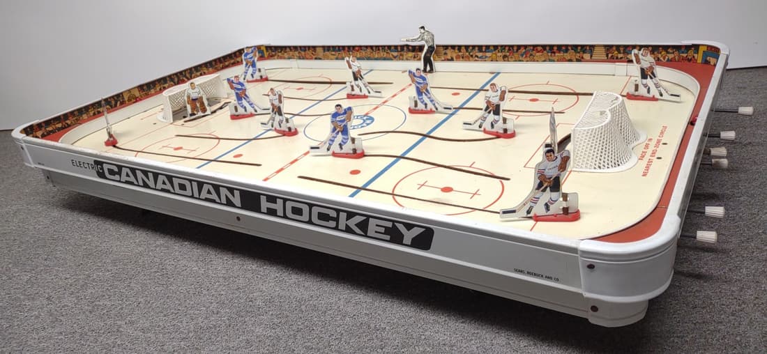 Sears Canadian Hockey Tabletop Rod Game Auction