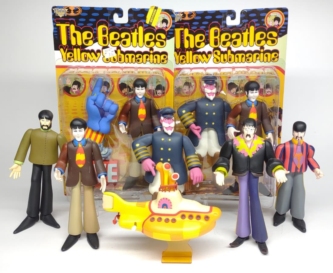 Beatles Yellow Submarine Mcfarlane Toys Figures Auction