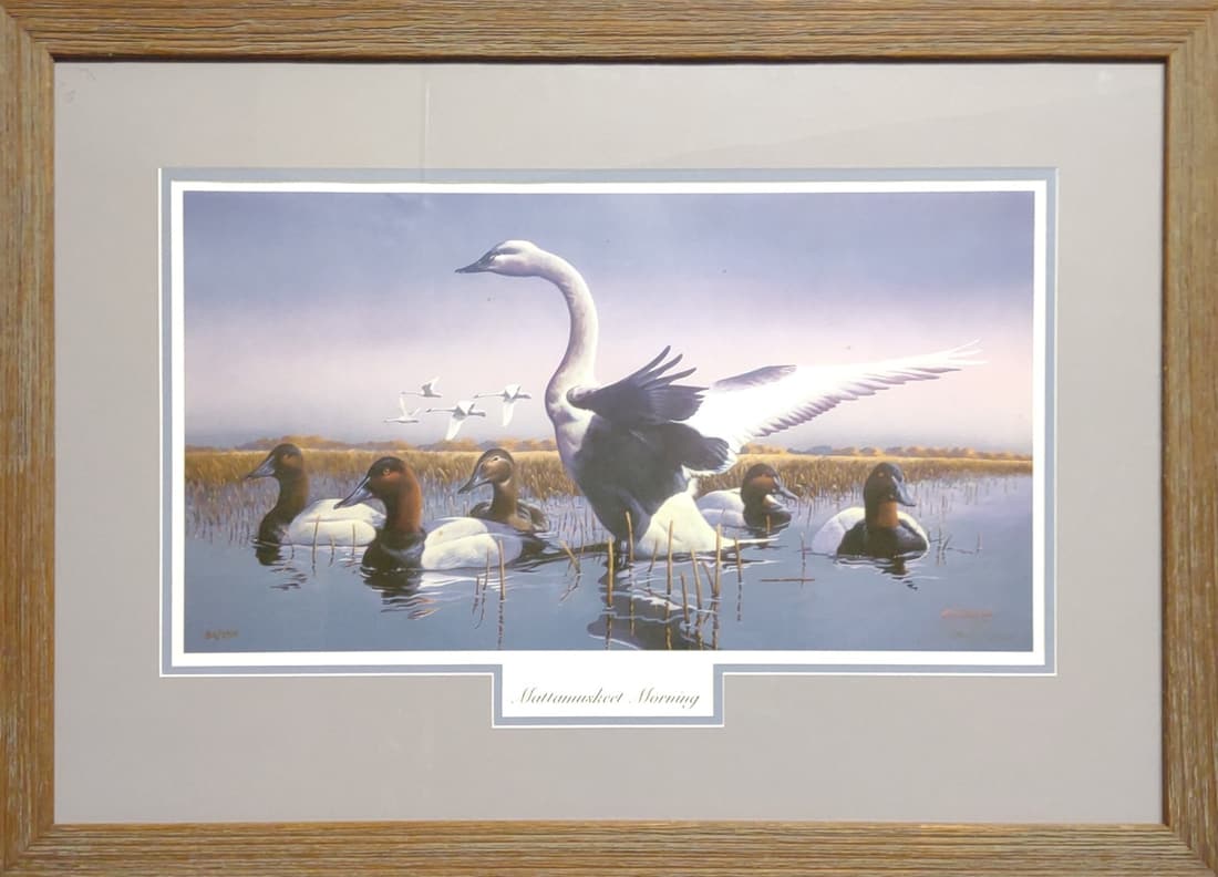 Phillip Crowe Signed Numbered Duck Lithograph