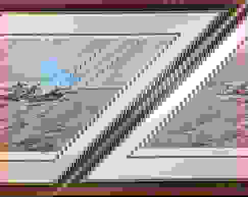 Richard Harryman Signed Log Canoe Print Art Auction