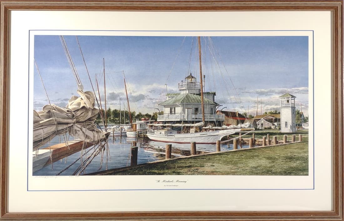 Richard Bollinger Signed St Michaels Print Art