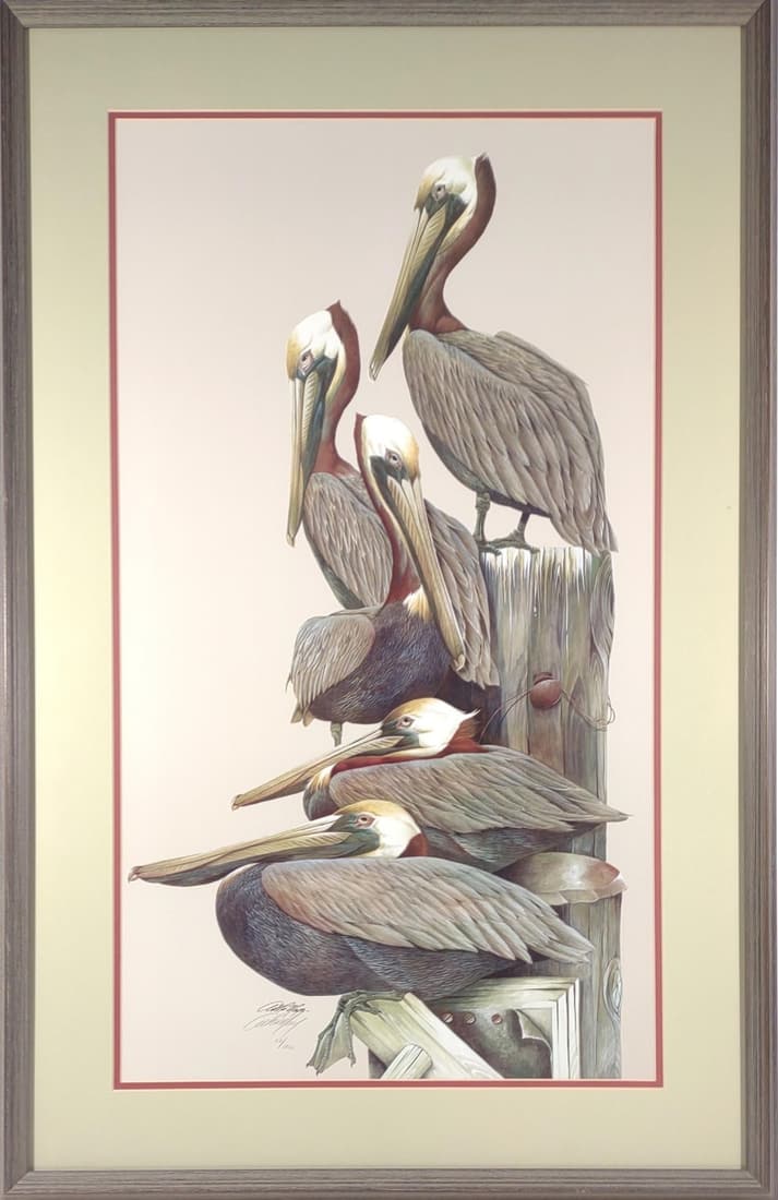 Art Lamay Signed Numbered Pelican Print