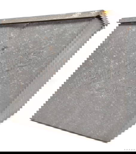 Vintage Renkens Galvanized Metal Milk Box