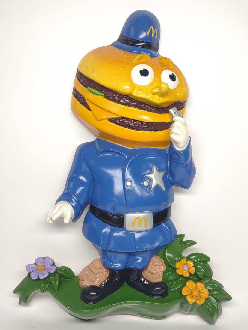 Mcdonalds Officer Big Mac Setmaker Wall Plaque Auction