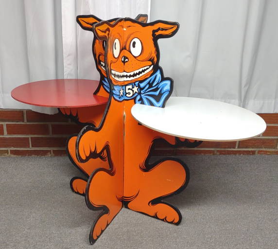 Buster Brown Tige Stand Up Store Display 28" Tall