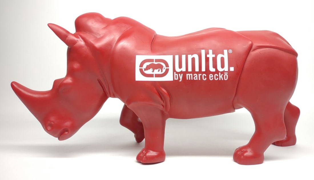 Echo Unlimited Store Display Rhinoceros Figure Auction