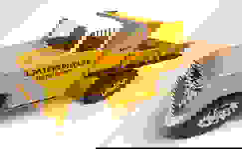 Custom Tonka Caterpillar Pressed Steel Stake Truck Auction