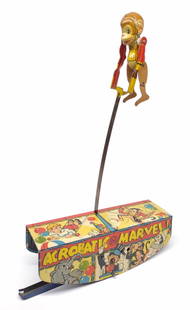 Louis Marx The Big Parade Tin Litho Wind-up Toy Works Auction